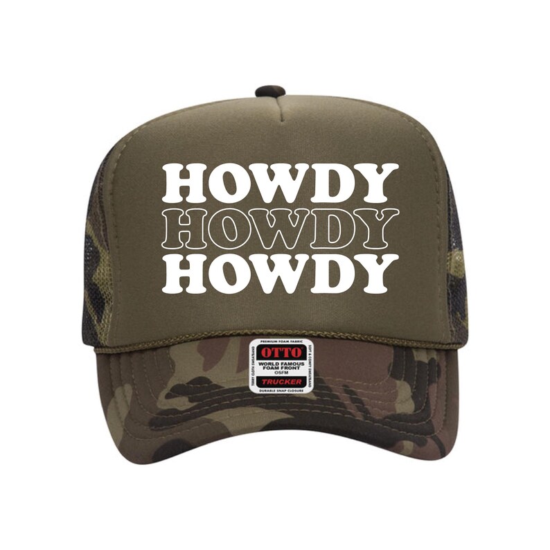 HOWDY Trucker Hat - Etsy
