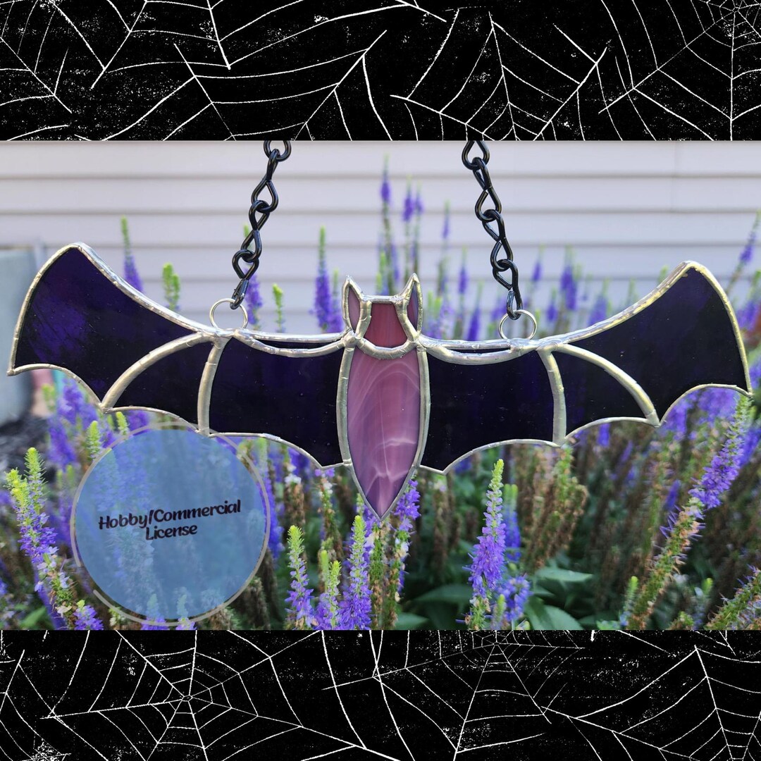 Pattern • Bat Stained Glass Pattern • PDF/PNG • Digital Download • Bat ...