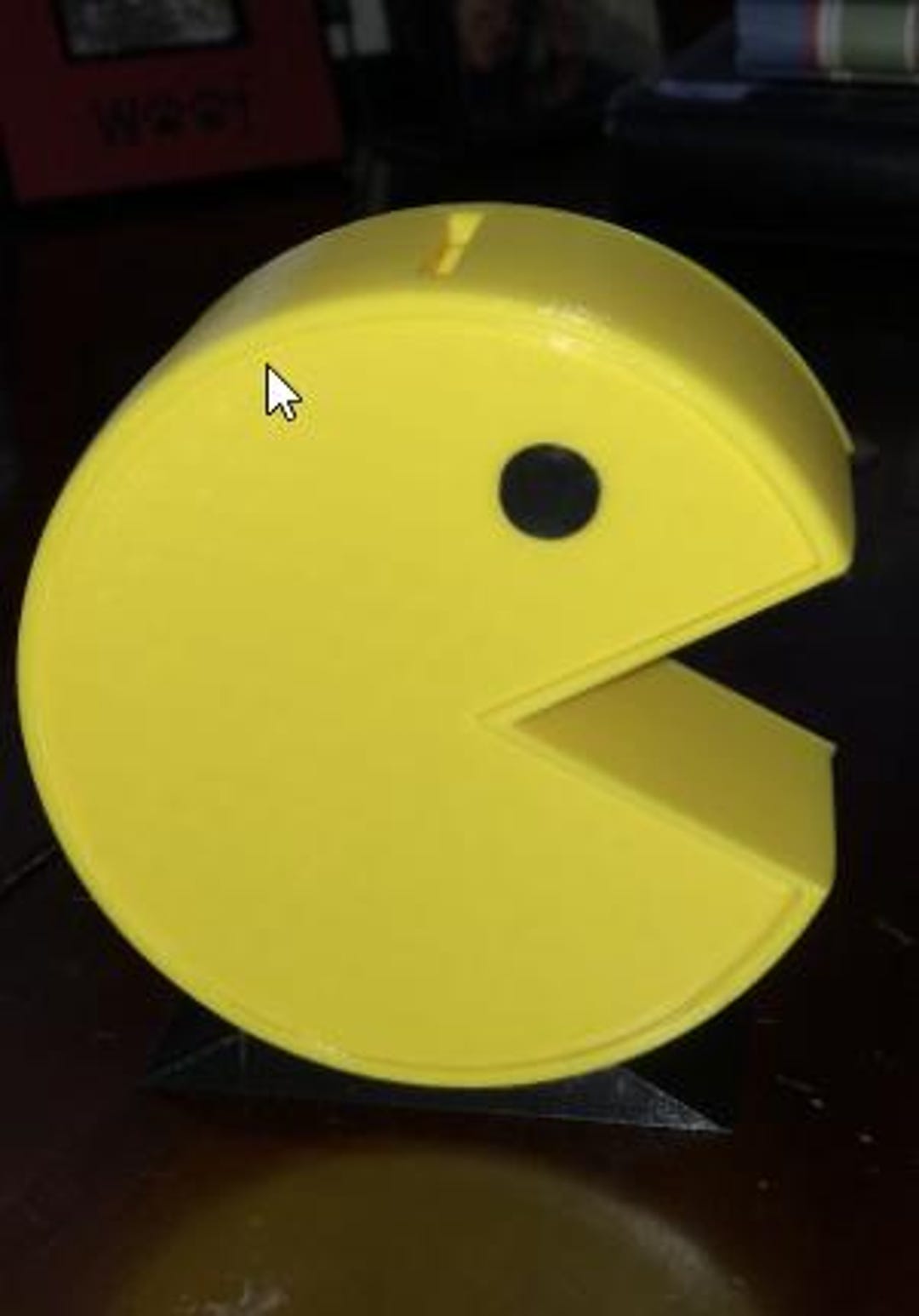 Pac-man Piggy Bank \ Display With Stand - Etsy
