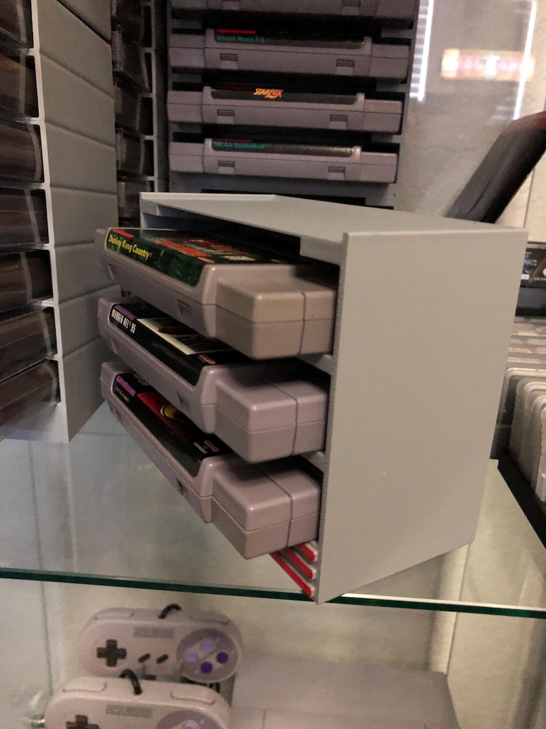 Super Nintendo Cartridge Display Stands - Etsy