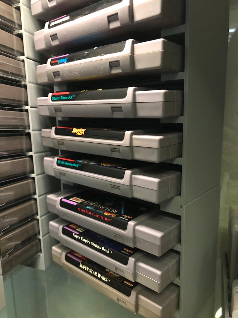 Super Nintendo Cartridge Display Stands - Etsy