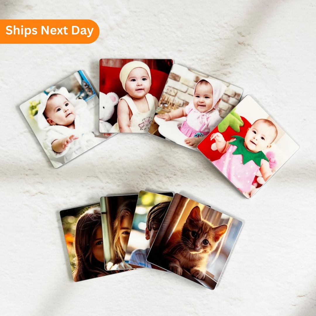 Photo Magnets Set Custom Photo Magnet Keepsakes Fridge Magnet Pack ...