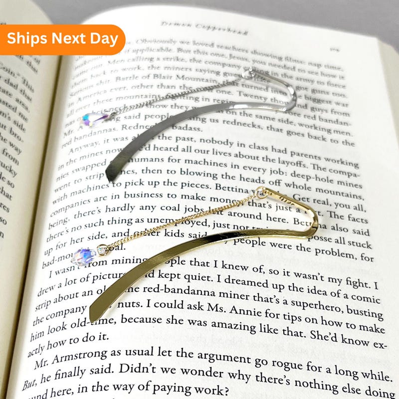 Metal Bookmarks - Etsy