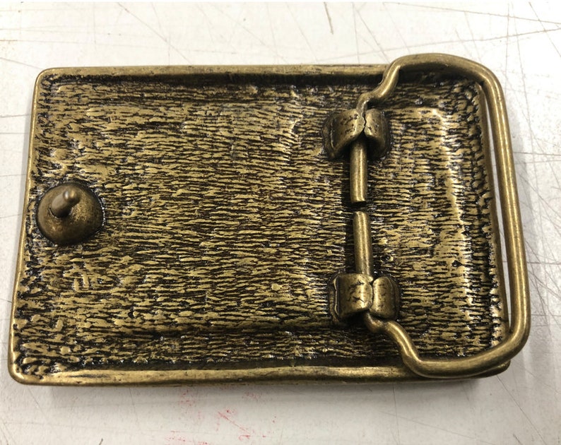 2 Each Baroque Bezel Belt Buckle Base Vintage Silver or - Etsy