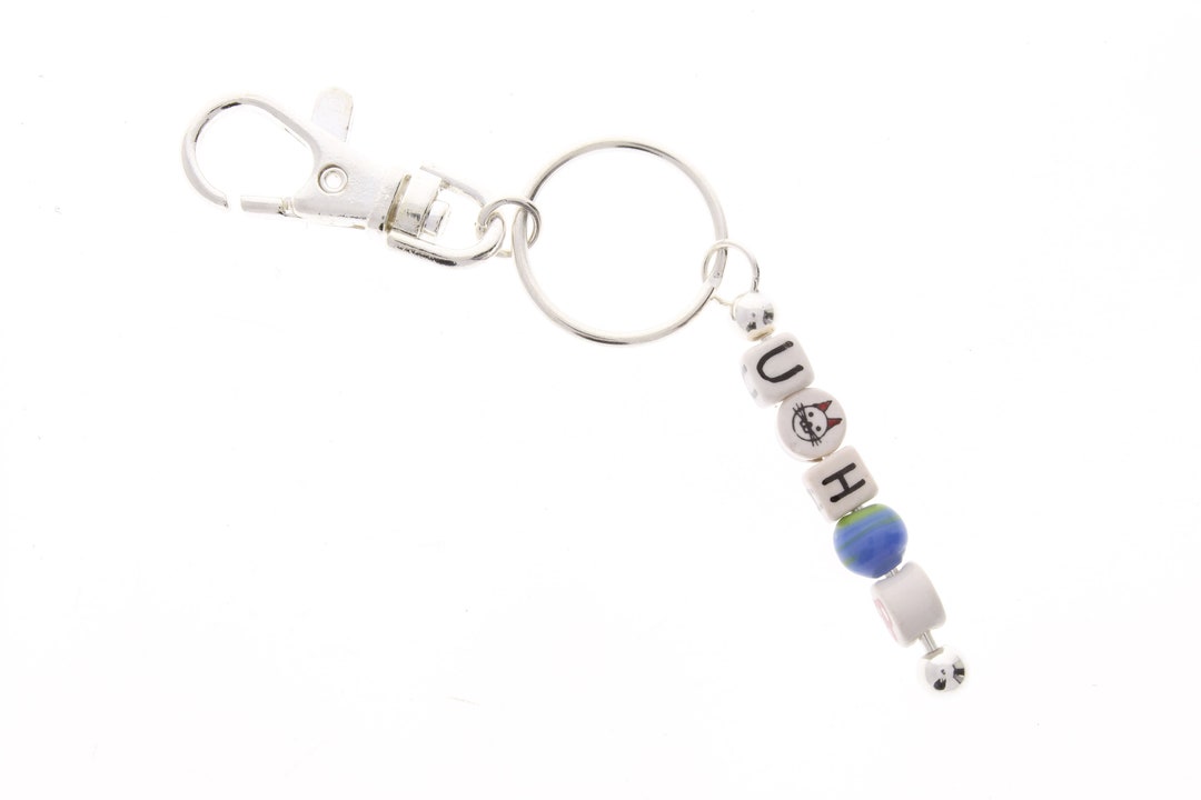 Keychain for Beading, Darice, Sold Unbeaded, Silver Plated Bead Pins. 2 ...