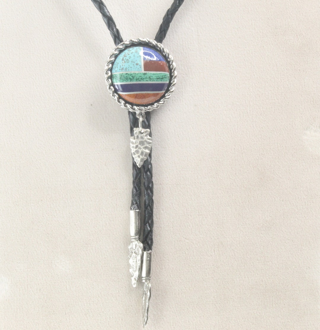 Inlay Bolo, Southwestern , Style , Bolo Tie Made in USA, Each - Etsy
