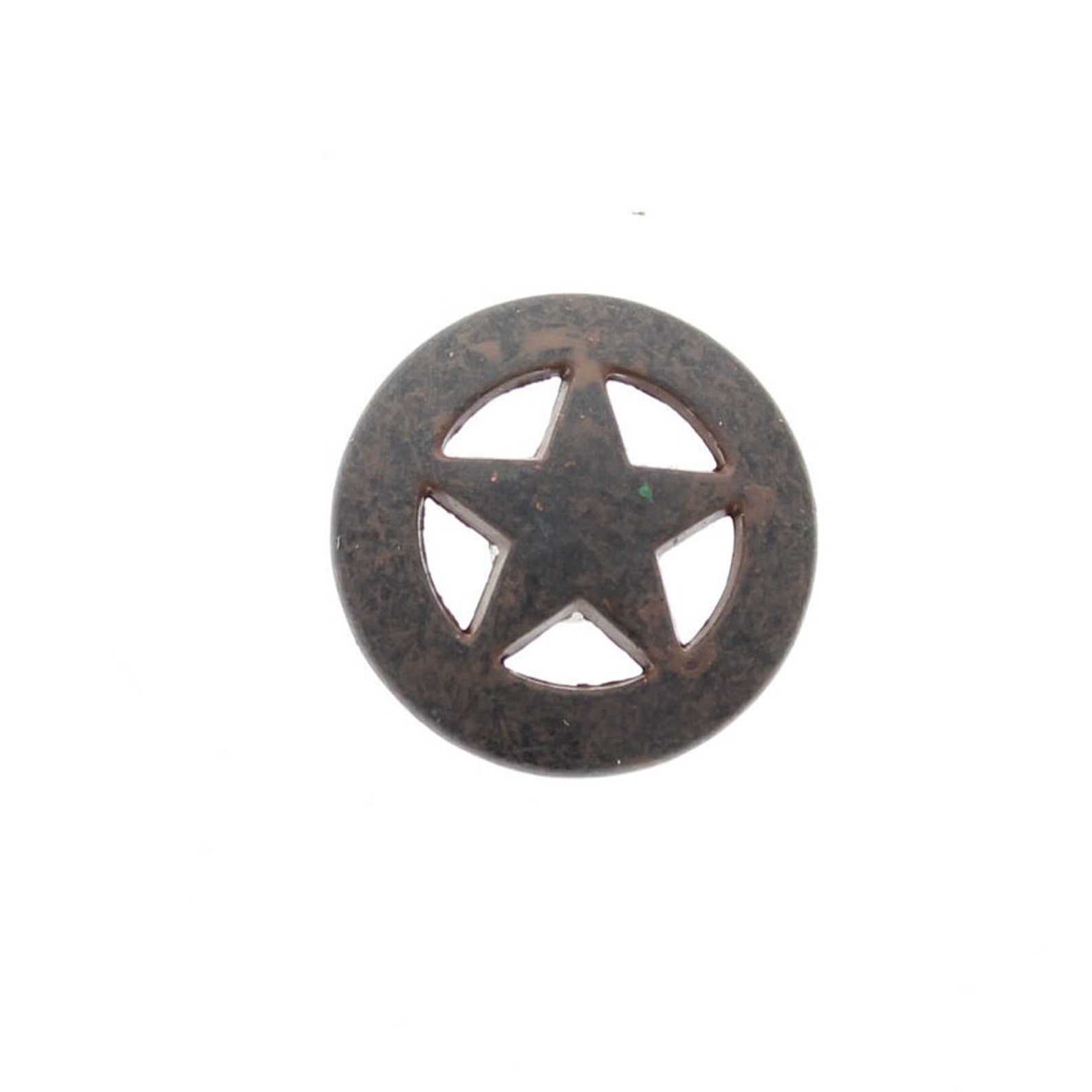 Silver Lone Star Concho With Chicago Screw Back, 2 Each , N2141 - Etsy