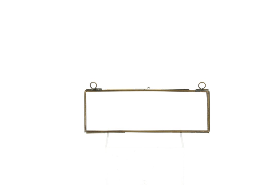 Glass Frame for Framing Pressed Flowers or Found Objects, Flat, 6" X 2 ...