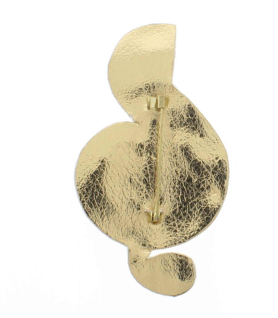86mm X 48mm Sequin Treble Clef Hat Pin Brooch, Each - Etsy