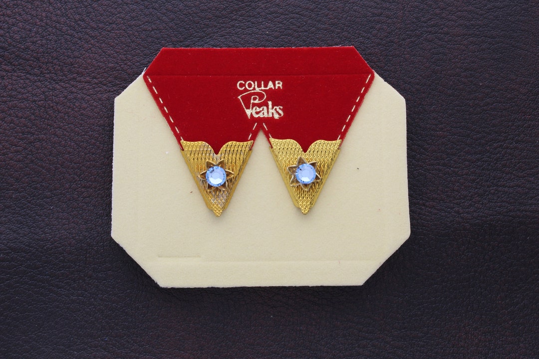 Vintage Collar Tips, 25mm X 18mm, Gold Plated, Sold by Pair 2620g ...