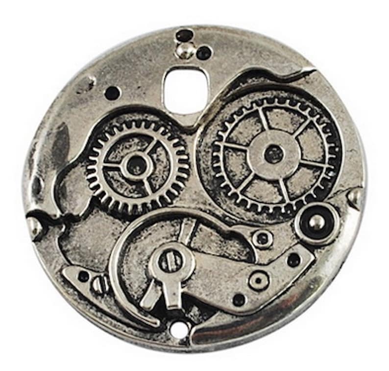 38mm Steampunk Watch Cogwheel Charms or Pendants, Watch Works, Antique ...