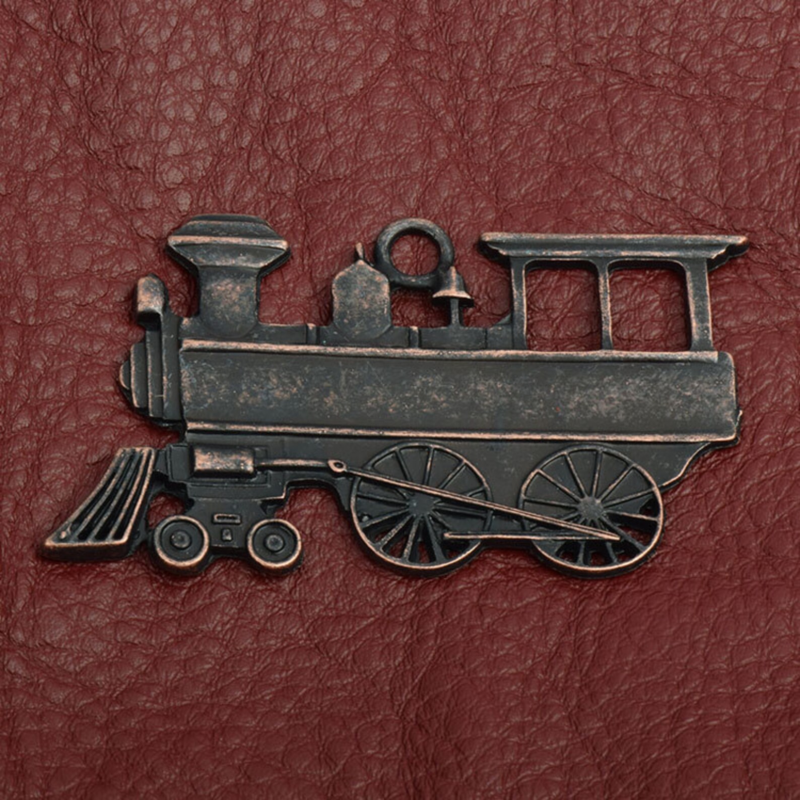 48mm Steam Engine Railroad Stamping Antique Copper or Rustic - Etsy