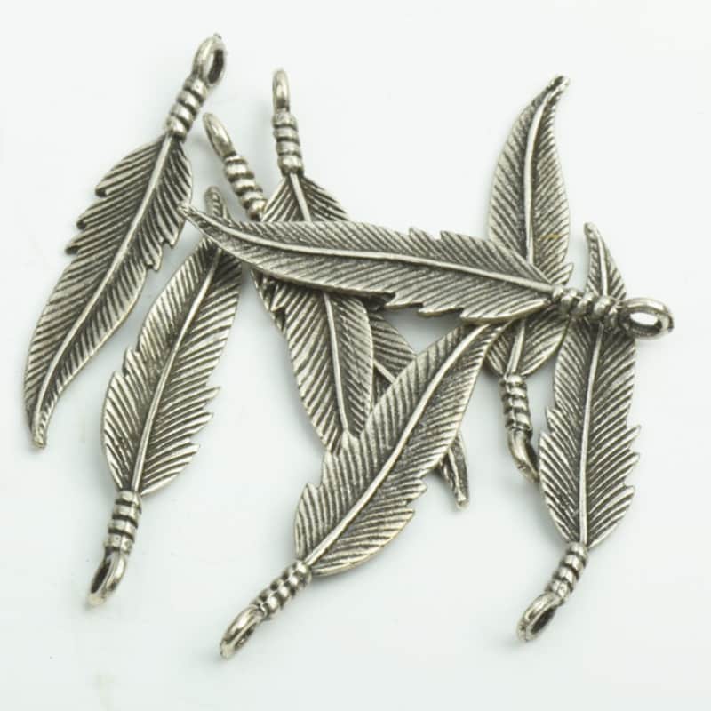 Metal Feathers - Etsy