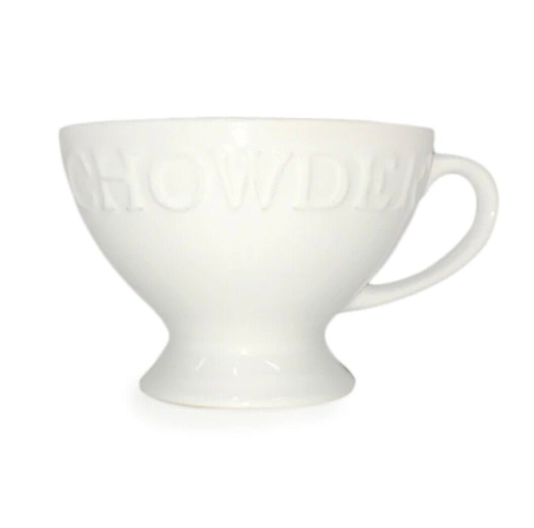 Chowder Bowls in Blue or White White Gumbo Bowls or Red Chili - Etsy