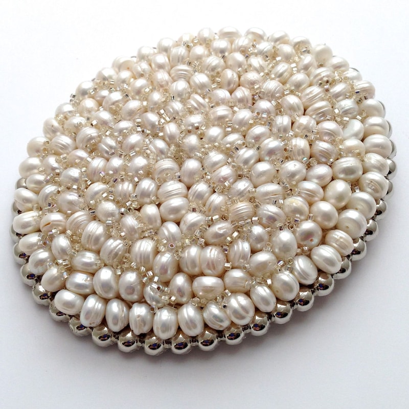 Pearl Buckle for Belt - Etsy