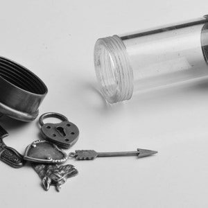 Memory Capsule Pendant 2 1/3 J413S Silver Finish With - Etsy