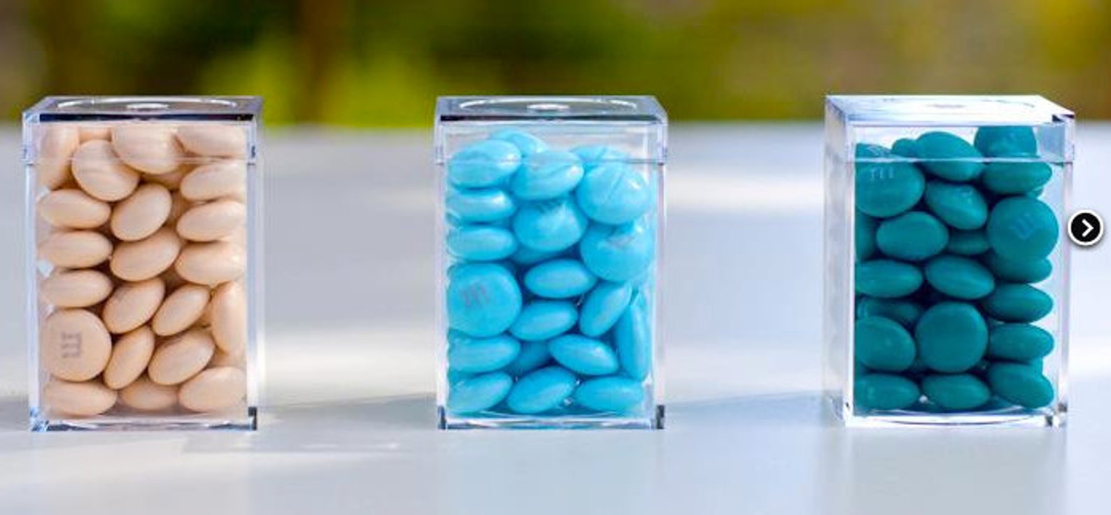 2 3/16 Food Safe PBA Free Plastic Cube Box With Lid | Etsy