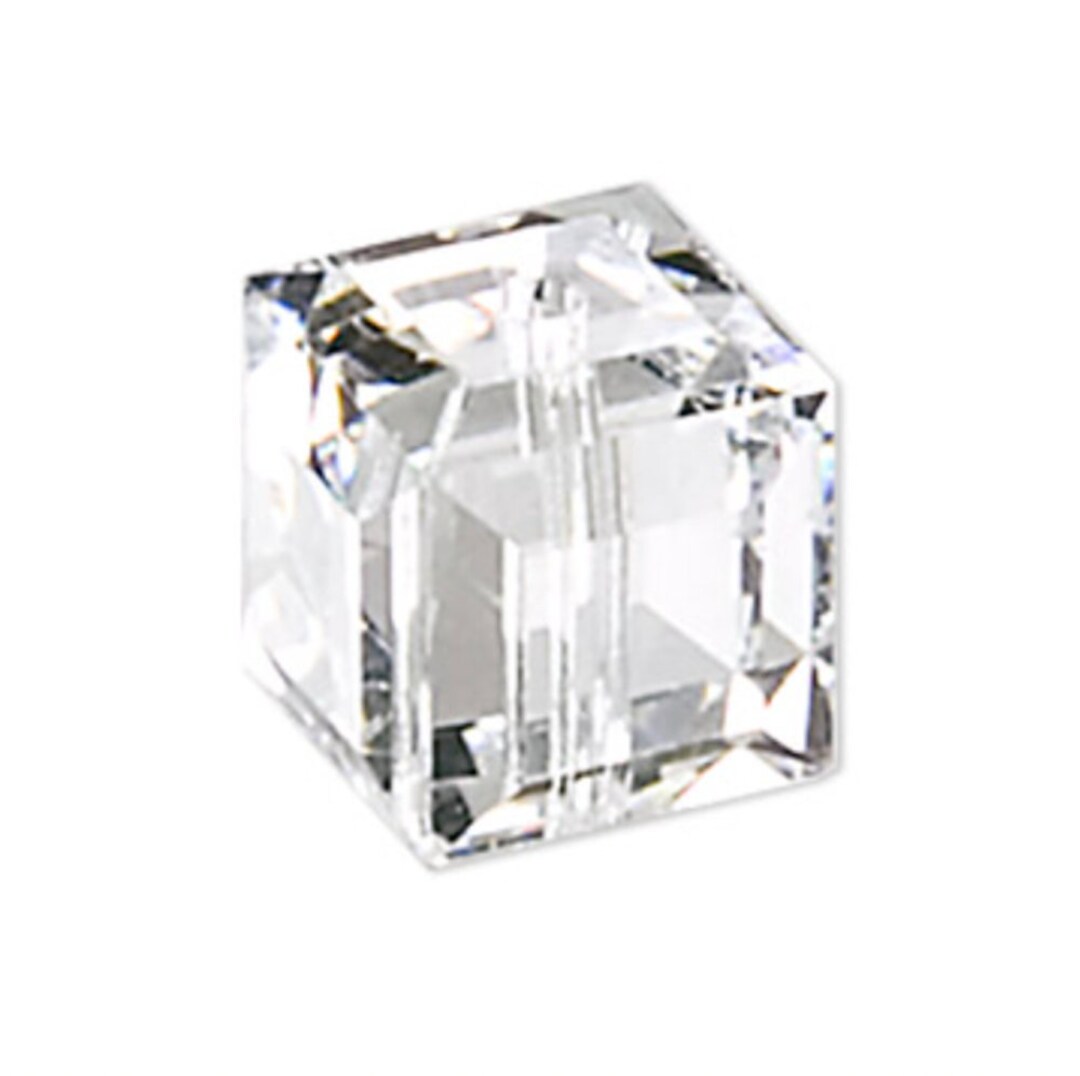 Swarovski Crystal Square Bead, 12mm, 10mm, 8mm, 4mm, Clear Crystal ...