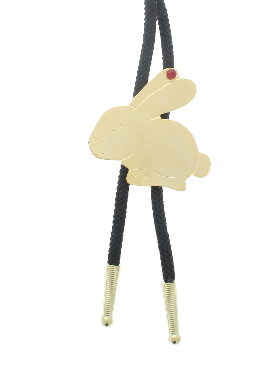 52 X 53mm Gold Rabbit Bolo Tie - Etsy