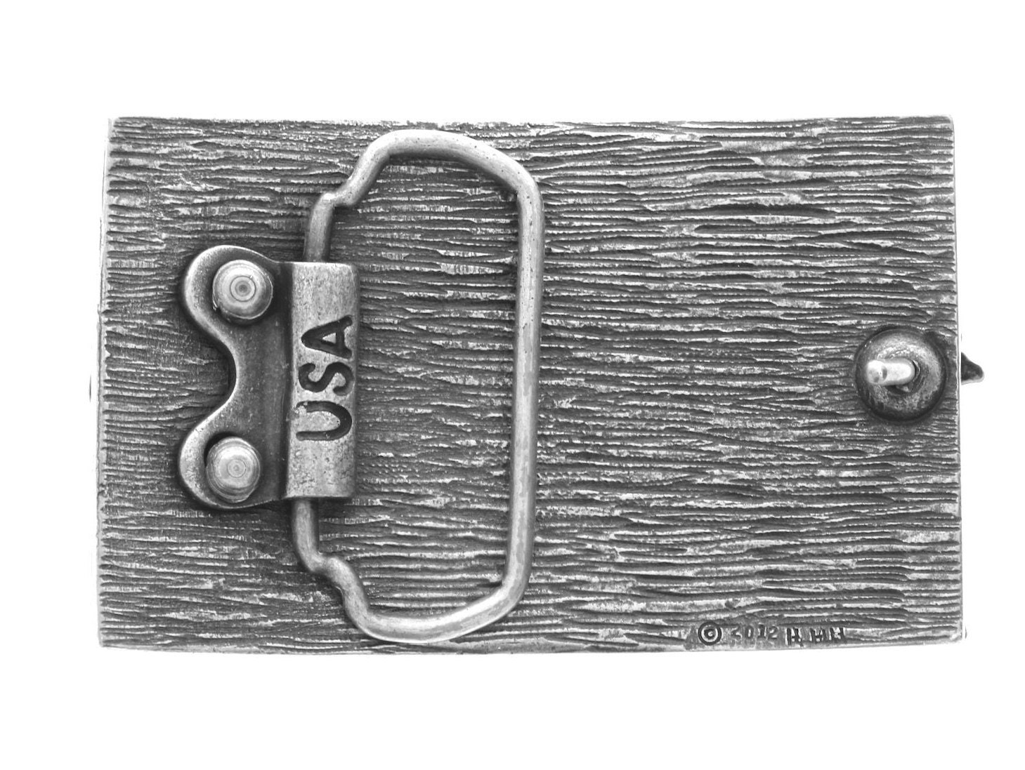 Rectangle Belt Buckle Bases, 2mm Bezel Depth With Swirl Fret Border ...