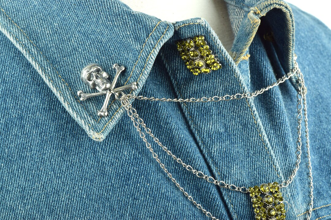Skull Pirate Collar Chaser Chain Necklace, Each - Etsy