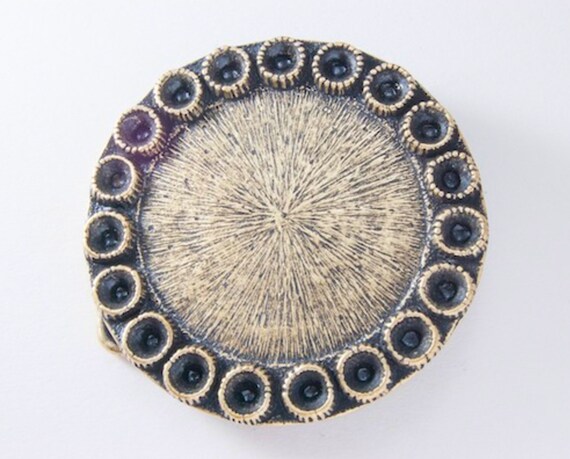 3 Round Belt Buckle Recessed Center With 19 6-7mm Bezel | Etsy