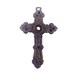 The Virgin of Guadalupe Cross Buckle, Antique Copper Iron Cross Shape ...