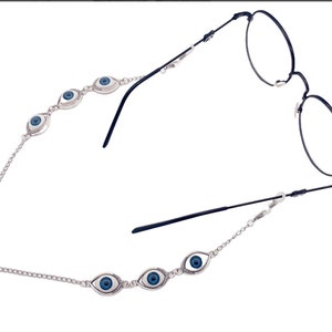 Blue Eyes Eyeglass Chain - Etsy