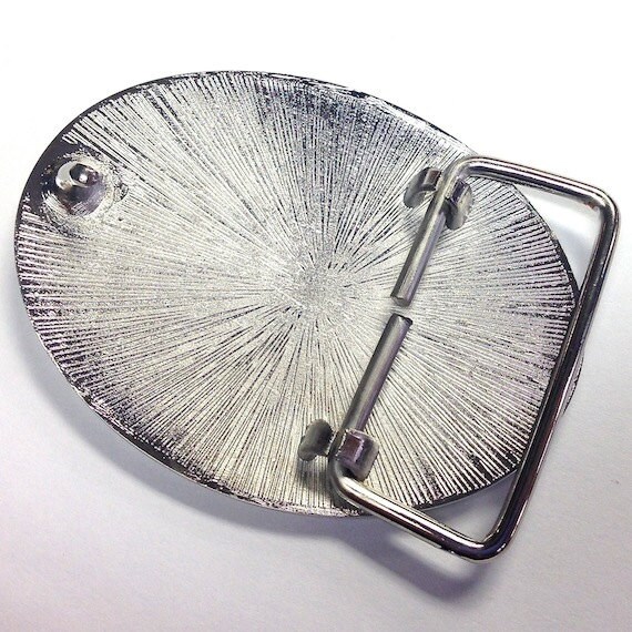 Belt Buckle Blank Bases, Silver Textured Oval, 1 Each - Etsy