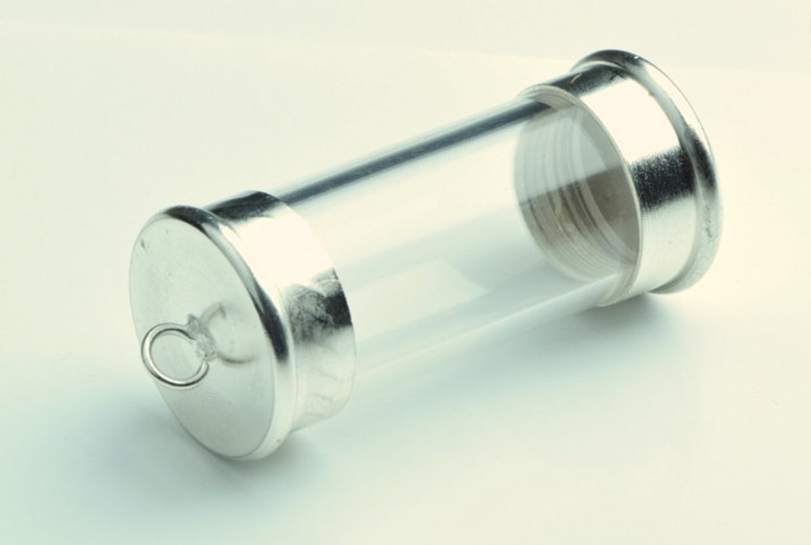 Memory Capsule Pendant 2 1/3 J413S Silver Finish With - Etsy