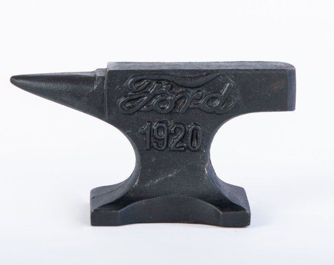 Cast Iron FORD 1920 Mini Anvil Salesman Sample Blacksmith Tool Car ...
