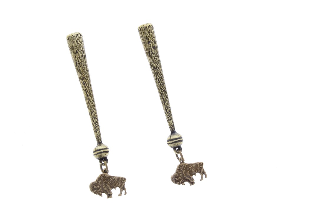 Buffalo Bolo Tips, Antique Gold , Handmade in USA, Pack of 2 - Etsy