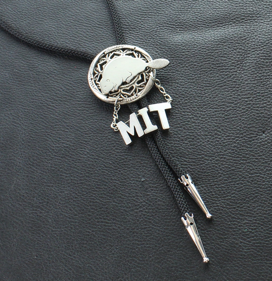 MIT Beaver Bolo Tie, Antique Silver , 1 Ea Made in USA - Etsy