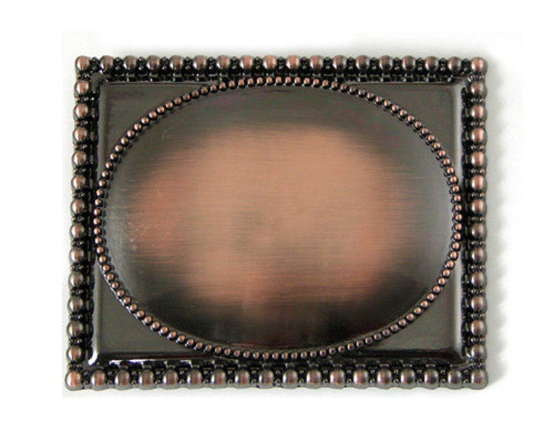 Belt Buckle Base, Vintage Brushed Copper, Rectangle, Each - Etsy