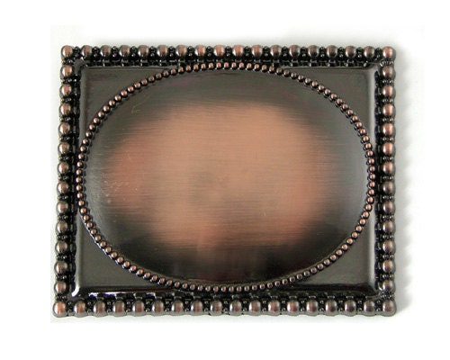 Belt Buckle Base, Vintage Brushed Copper, Rectangle, Each - Etsy