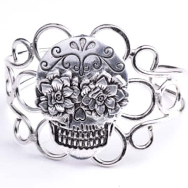 Sugar Skull Bracelet - Etsy