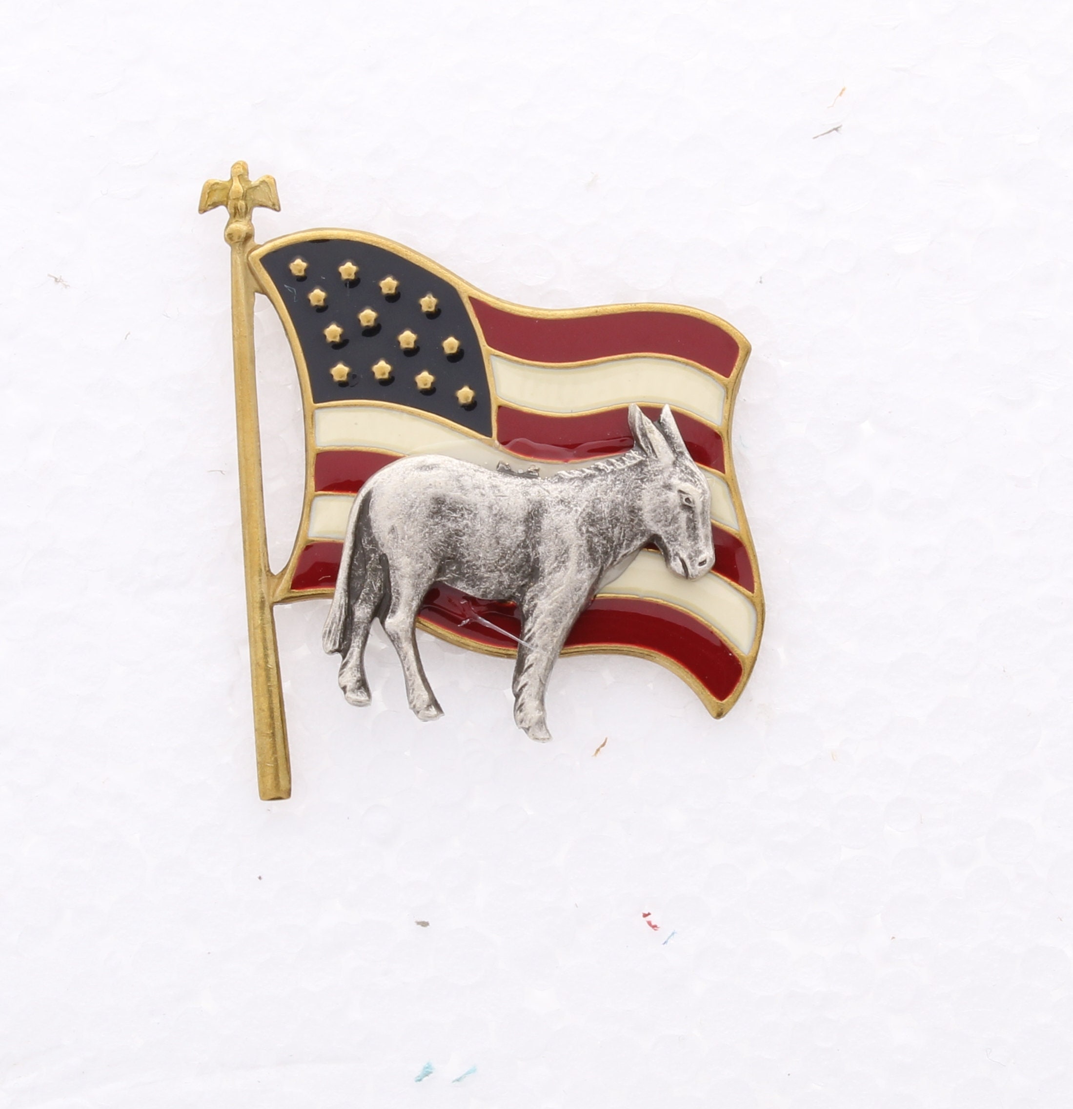 Election Vote Party Pins, Democrat Donkey or Republican GOP Elephant ...