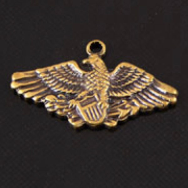 Eagle Charm - Etsy