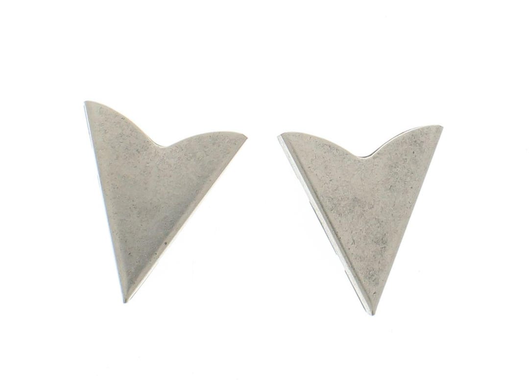 35mm X 32mm Antique Silver, Copper, Bright Silver Collar Tips, Smooth ...