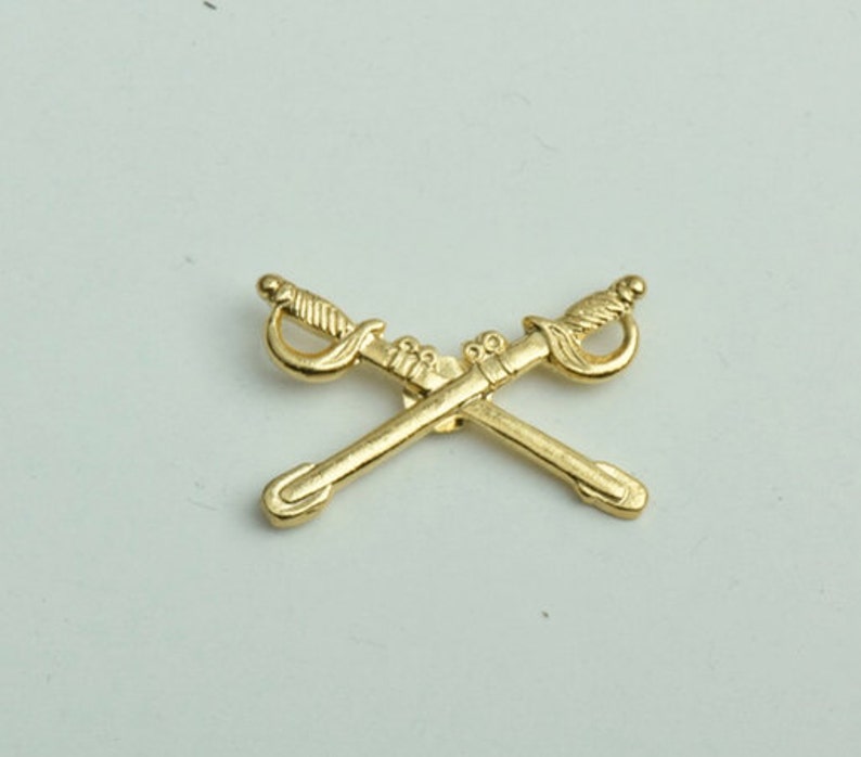 Crossed Sword Lapel Pin Made in USA Hamilton Gold Plated - Etsy