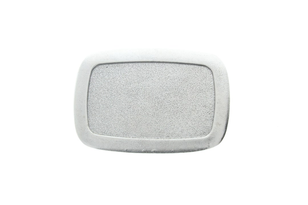 Oval Belt Buckle Base With Bezel for Optional Embellishment, Antique ...