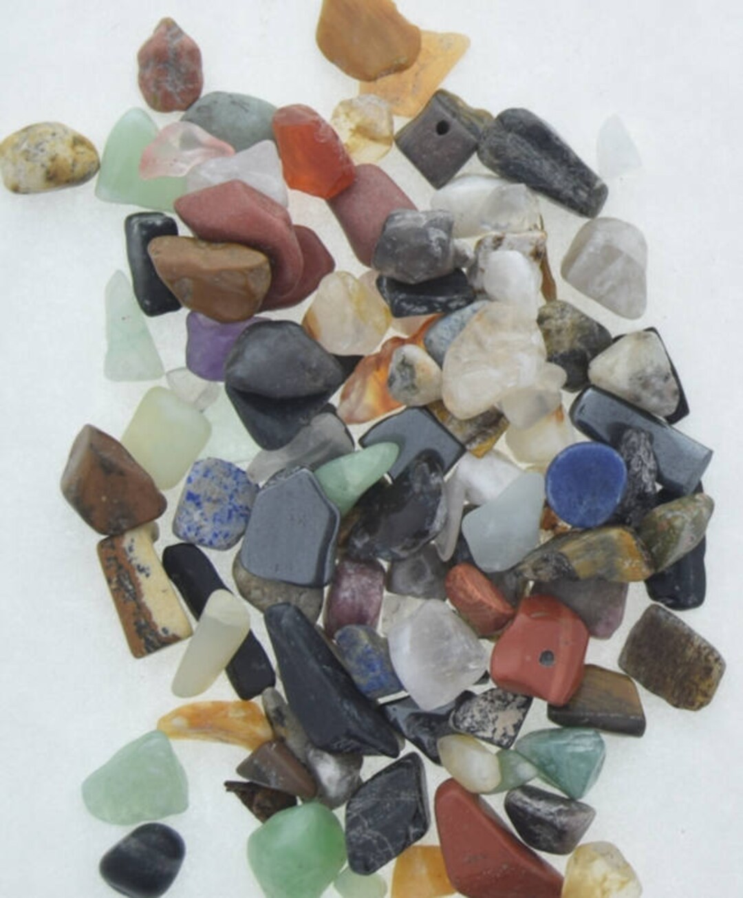Mix Natural Chips for Mosaic, No Hole, Assorted Sized Chips, 1/2 Ounce ...