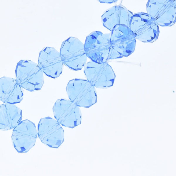 Crystal Rondelle - Etsy