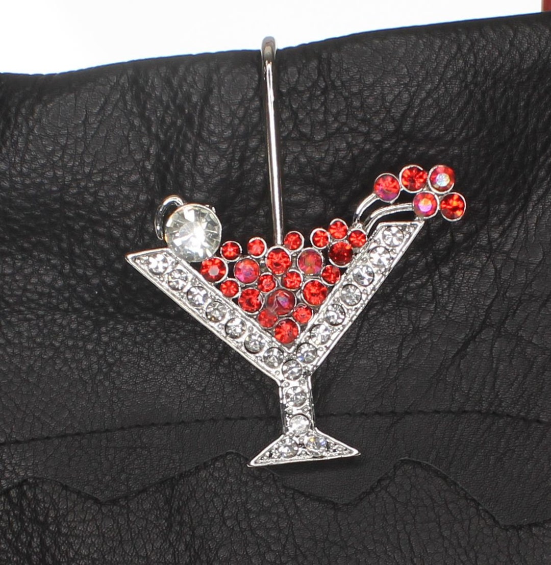 Jeweled Martini Glass Key Holder, Made in USA, Each - Etsy