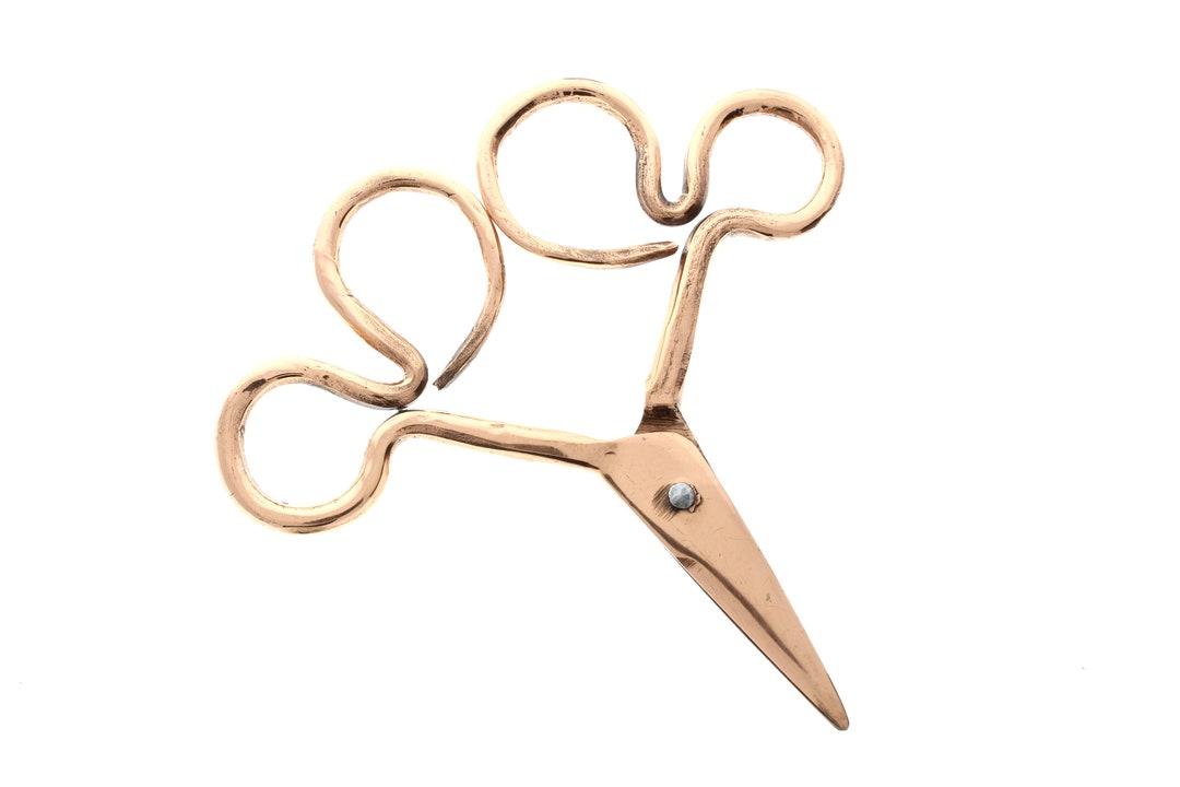 Steampunk Solid Copper Scissors, Handmade, Novelty, Salvadore Dali Art ...
