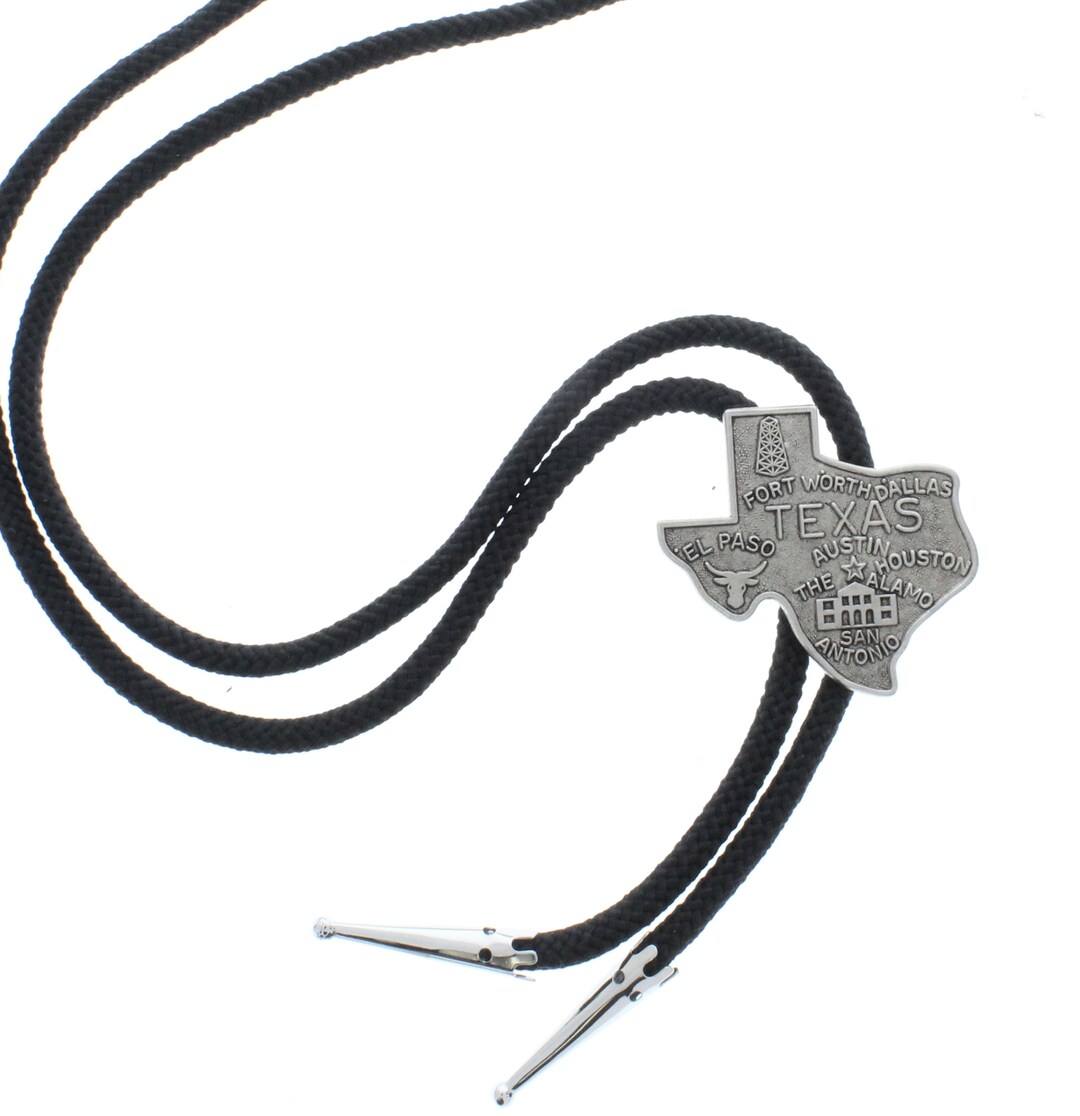 Texas Bolo, Black Cord, Made in USA - Etsy