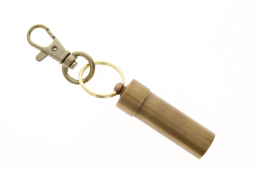 Keychain Brass Canister, 2 Inch, Holds Found Objects, Each - Etsy
