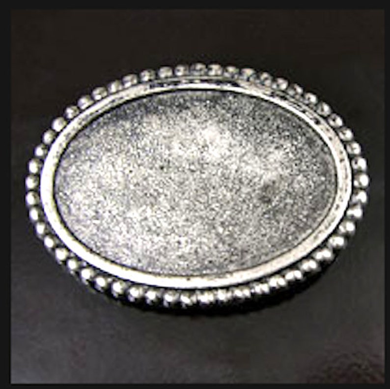 Oval Belt Buckle Base With Bezel for Optional Embellishment - Etsy
