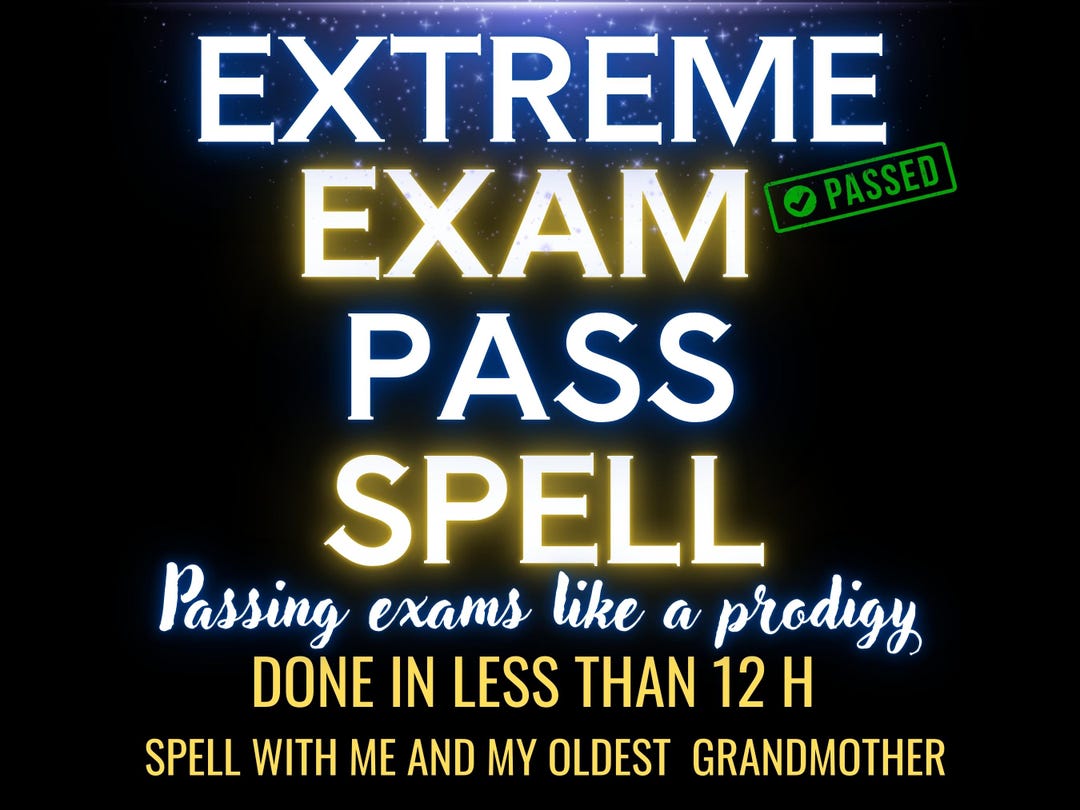 Extreme EXAM SUCCESS SPELL for Passing Tests, Boost Concentration ...