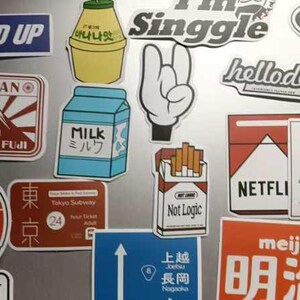 Retro Japanese Pop Culture Sticker Pack Japan Japanese Style Pop ...